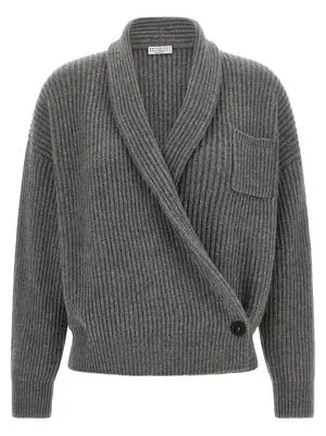 Brunello Cucinelli Ribbed Cardigans For Women