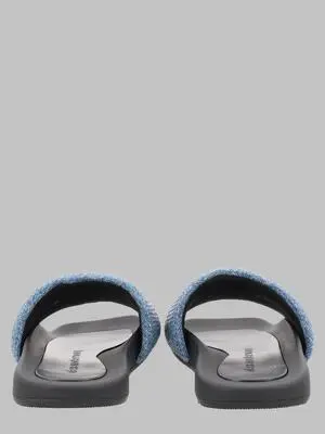 Alexander Wang Sandalo Slide In Denim
