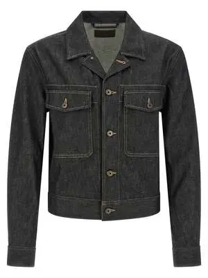 LEMAIRE Trucker' Jacket - Blue