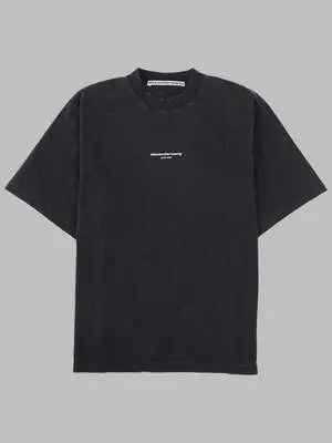 Alexander Wang T-shirt Con Logo - Black