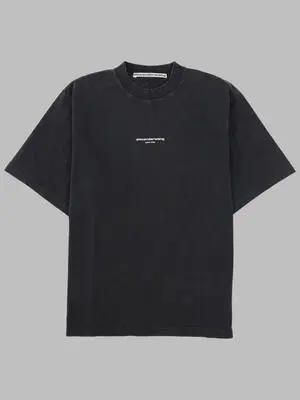 Alexander Wang T-shirt Con Logo - Black
