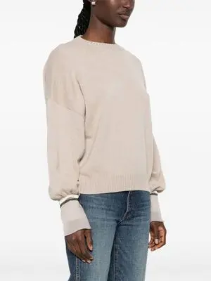 Brunello Cucinelli Cashmere Crewneck Sweater - Multicolor
