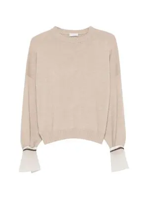 Brunello Cucinelli Cashmere Crewneck Sweater - Multicolor