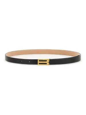 Victoria Beckham Cintura Dorian In Pelle - Black