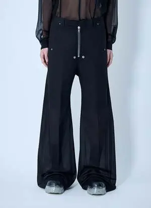 Rick Owens Tailored Wide Belas Trousers