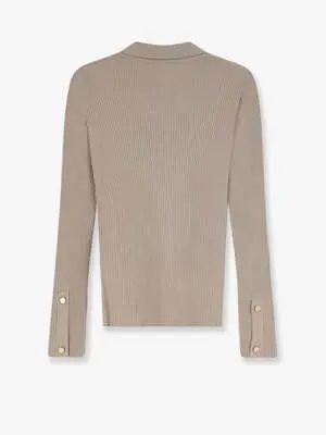 Max Mara Virgin Wool Cardigan - Cream