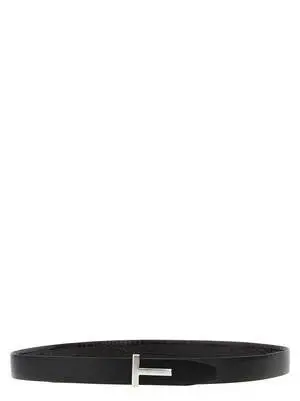 TOM FORD Reversible Crocodile Leather Belt