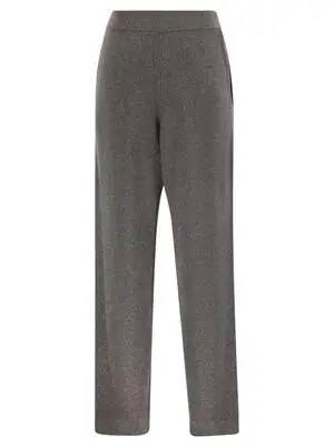 Brunello Cucinelli English Rib Cotton And Viscose Pants