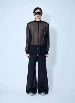 Rick Owens Sheer Panel Shirt