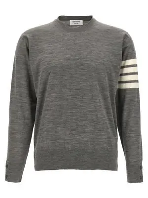 Thom Browne 4 Bar' Sweater - Gray