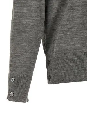 Thom Browne 4-bar Virgin Wool Pullover - Gray