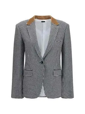 TOM FORD Houndstooth Cashmere Jacket - Multicolor