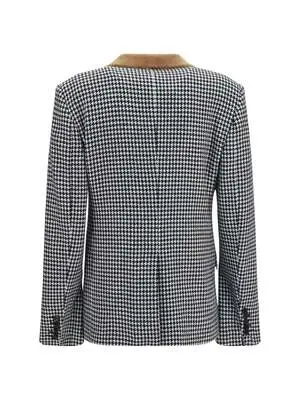 TOM FORD Houndstooth Cashmere Jacket - Multicolor