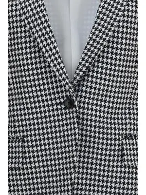 TOM FORD Houndstooth Cashmere Jacket - Multicolor