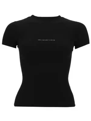 Alexander Wang Top Con Logo - Black