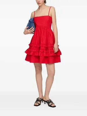 GANNI Organic Cotton Mini Dress - Multicolor
