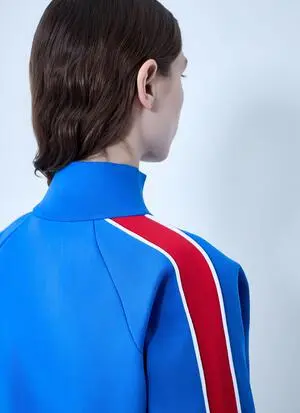 Miu Miu Technical Yarn Zipper Sweatshirt