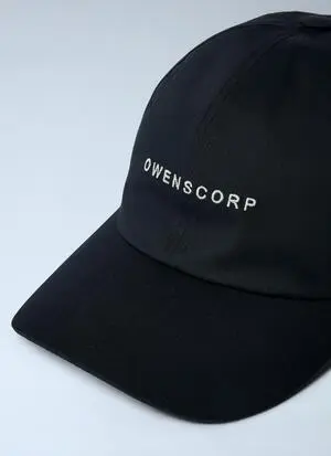 Rick Owens Logo Motif Baseball Cap