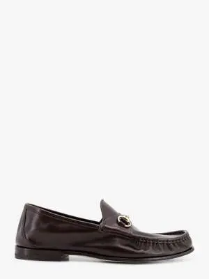 Gucci Lugano Leather Loafers