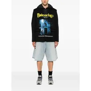 Balenciaga Grey Jackets Blazers