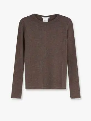 Max Mara Mxmsalmone Lyocell And Silk T-shirt - Multicolor
