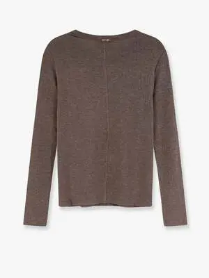 Max Mara Mxmsalmone Lyocell And Silk T-shirt - Multicolor