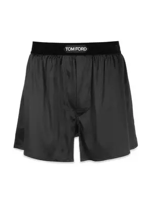TOM FORD Boxer In Seta - Black