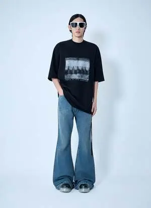 Rick Owens Denim Bolan Bootcut Pants