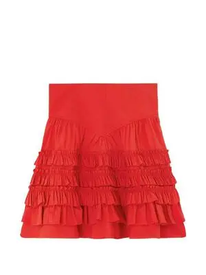 GANNI Organic Cotton Mini Skirt - Multicolor