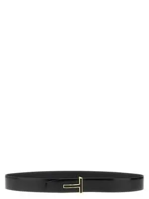 TOM FORD Logo Buckle Reversible Belt
