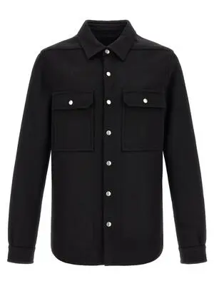 Rick Owens Overshirt Jacket - Black