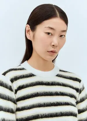 Marni Striped Wool-mohair Sweater