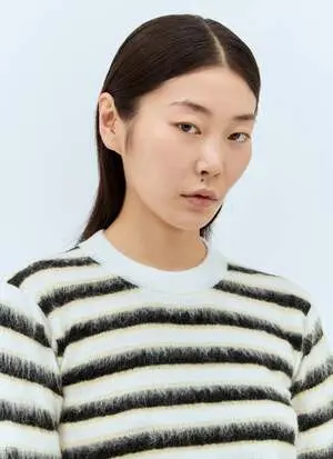 Marni Striped Wool-mohair Sweater