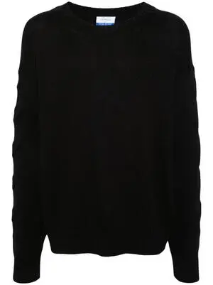 Off-White 3d Diag` Knit Crew-neck Sweater - Multicolor