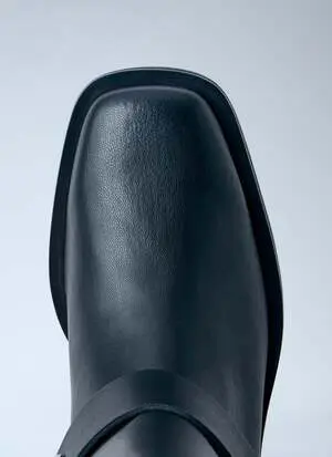 GANNI Mid Shaft Biker Boots