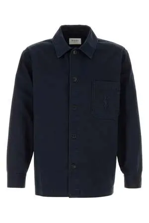 Saint Laurent Dark Cotton Shirt - Blue