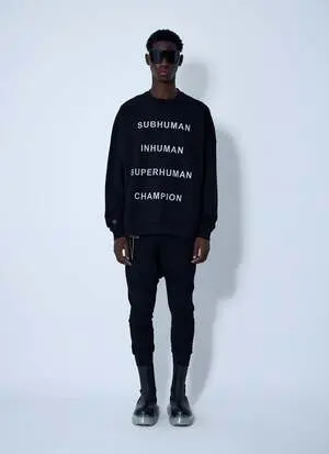 Rick Owens Text Print Sweatshirt