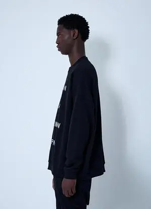 Rick Owens Text Print Sweatshirt