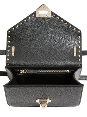 Valentino Garavani Rockstud Suede Leather Shoulder Bag - Multicolor