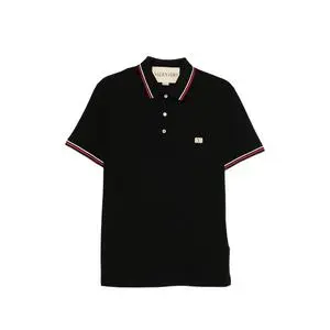 Valentino Garavani Polo Shirts - Black