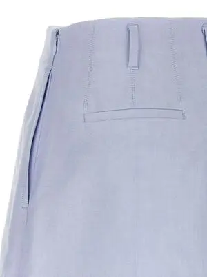 Givenchy Cotton Embroidered Shorts - Blue