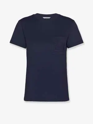 Max Mara Papaia Cotton T-shirt With Monogram - Multicolor