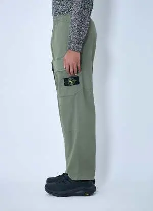 Stone Island Logo Patch Pants
