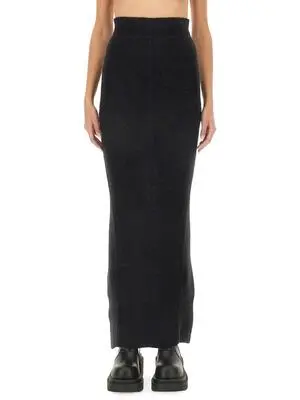 Rick Owens Knit Skirt - Black