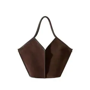 Hereu Suede Tote Bag - Brown