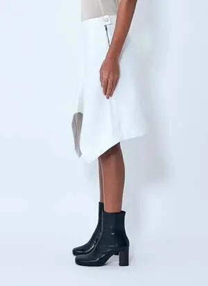 LEMAIRE Asymmetric Denim Skirt