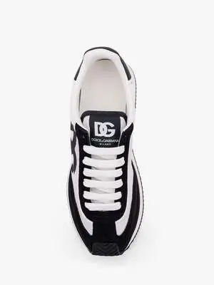 Dolce & Gabbana Dg Cushion Sneakers In Nylon With Suede Inserts