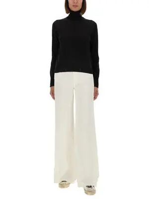 GOLDEN GOOSE Worn Effect Wool Sweater