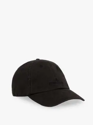 Stone Island Cotton Baseball Hat - Black