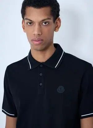 Moncler Logo Motif Polo Shirt